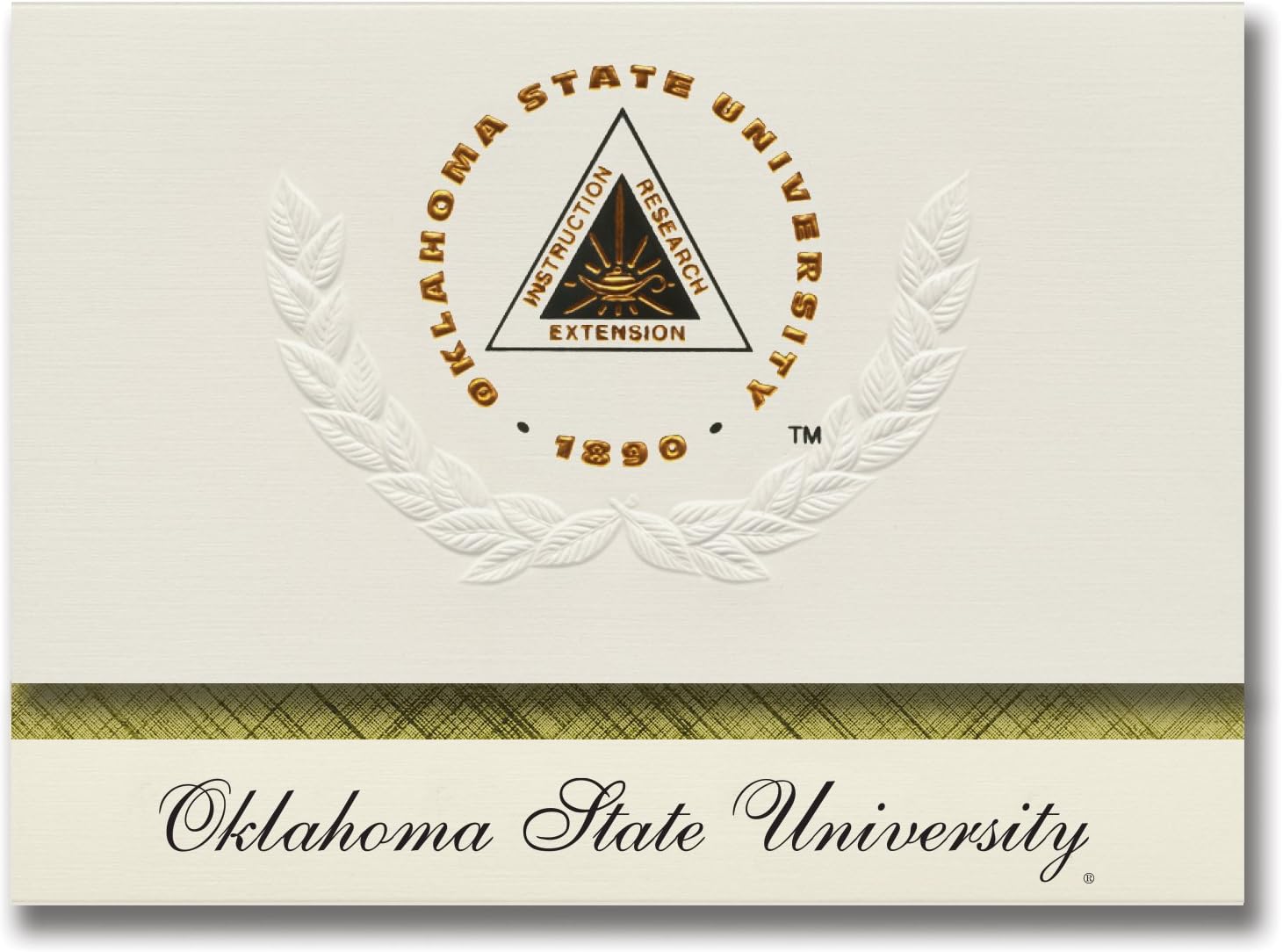 Amazon.com : Signature Announcements Oklahoma State University ...