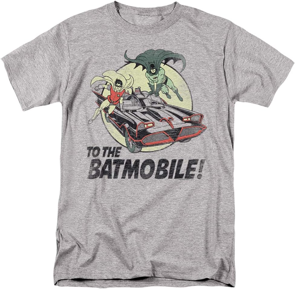 Amazon.com: Batman Classic TV Series to The Batmobile Unisex Adult T ...