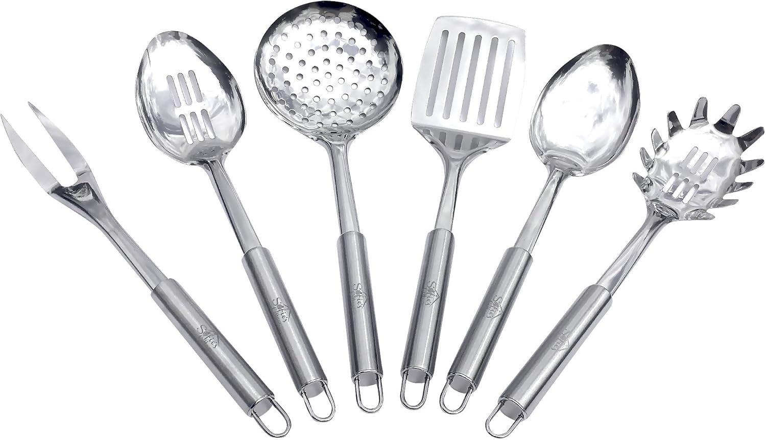 Amazon.com: Sofie’s Cottage Stainless Steel Cooking Utensils - Kitchen ...