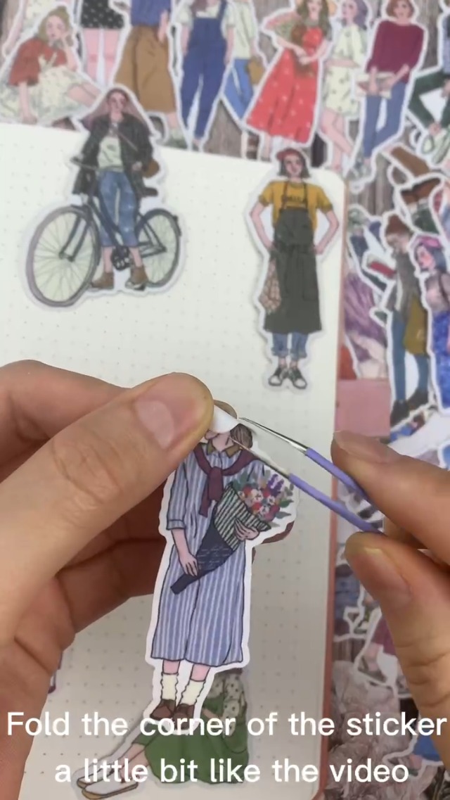 Watch A trick about how to peel off the sticker's backing easily on ...