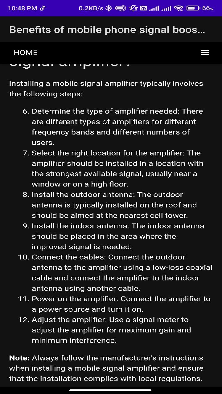 Benefits of mobile phone signal boosters:Amazon.fr:Appstore for Android