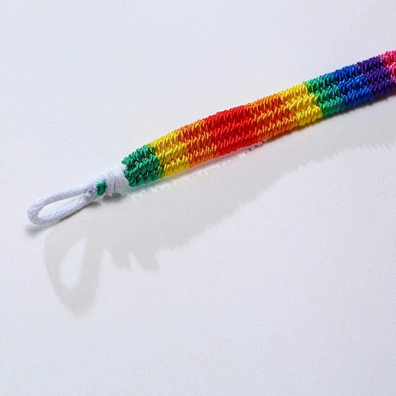 Snapklik.com : Rainbow LGBT Pride Bracelet Handmade Braided Friendship ...