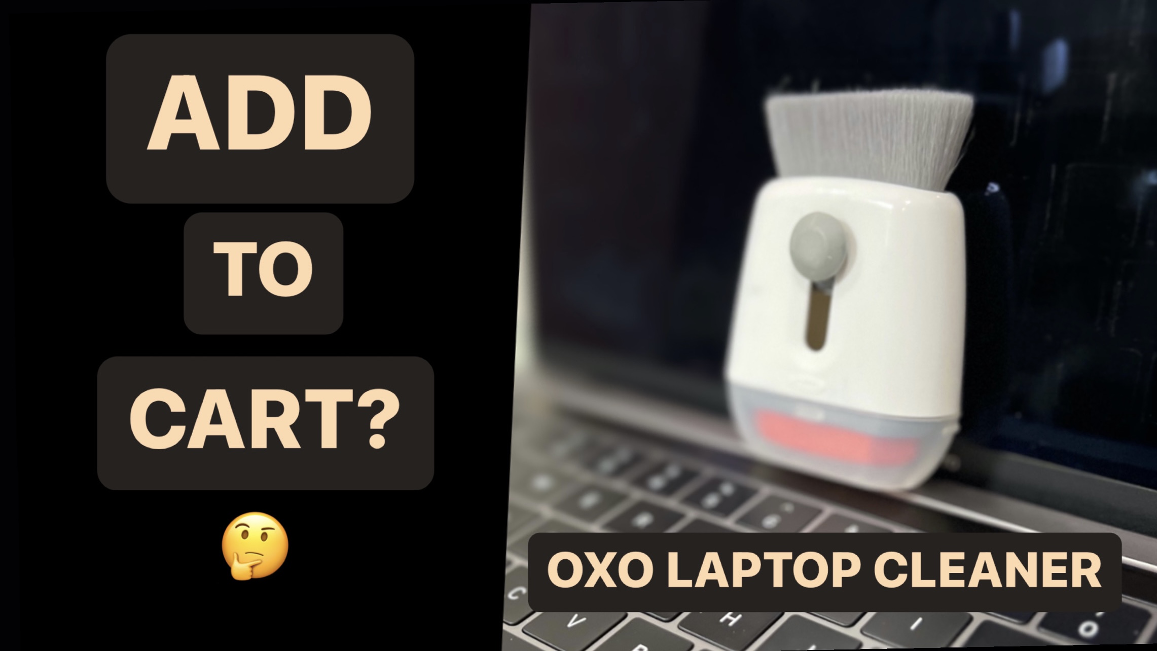 Watch OXO Sweep & Swipe Laptop Cleaner on Amazon Live