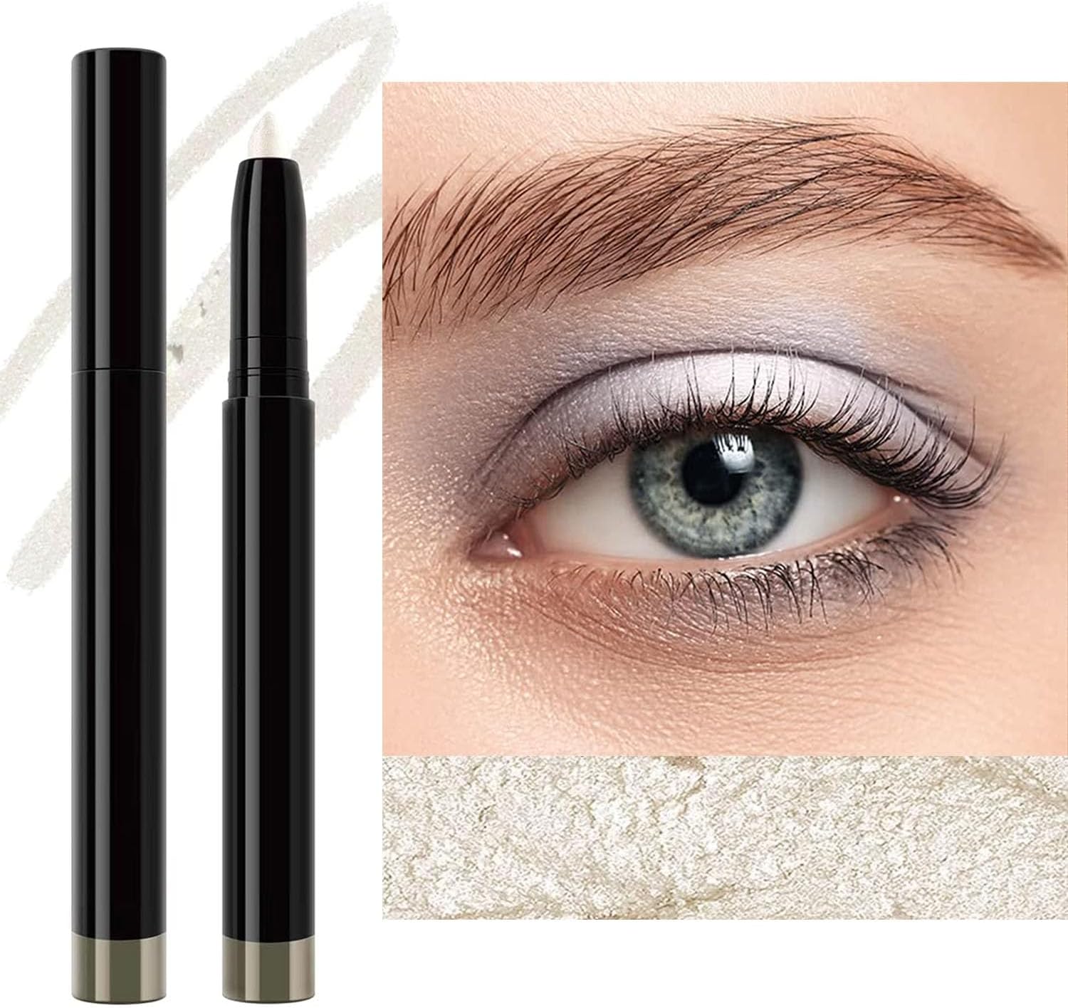 Amazon.com : Wavuketu Black Eyeshadow Stick Smooth Cream Eyeshadow ...