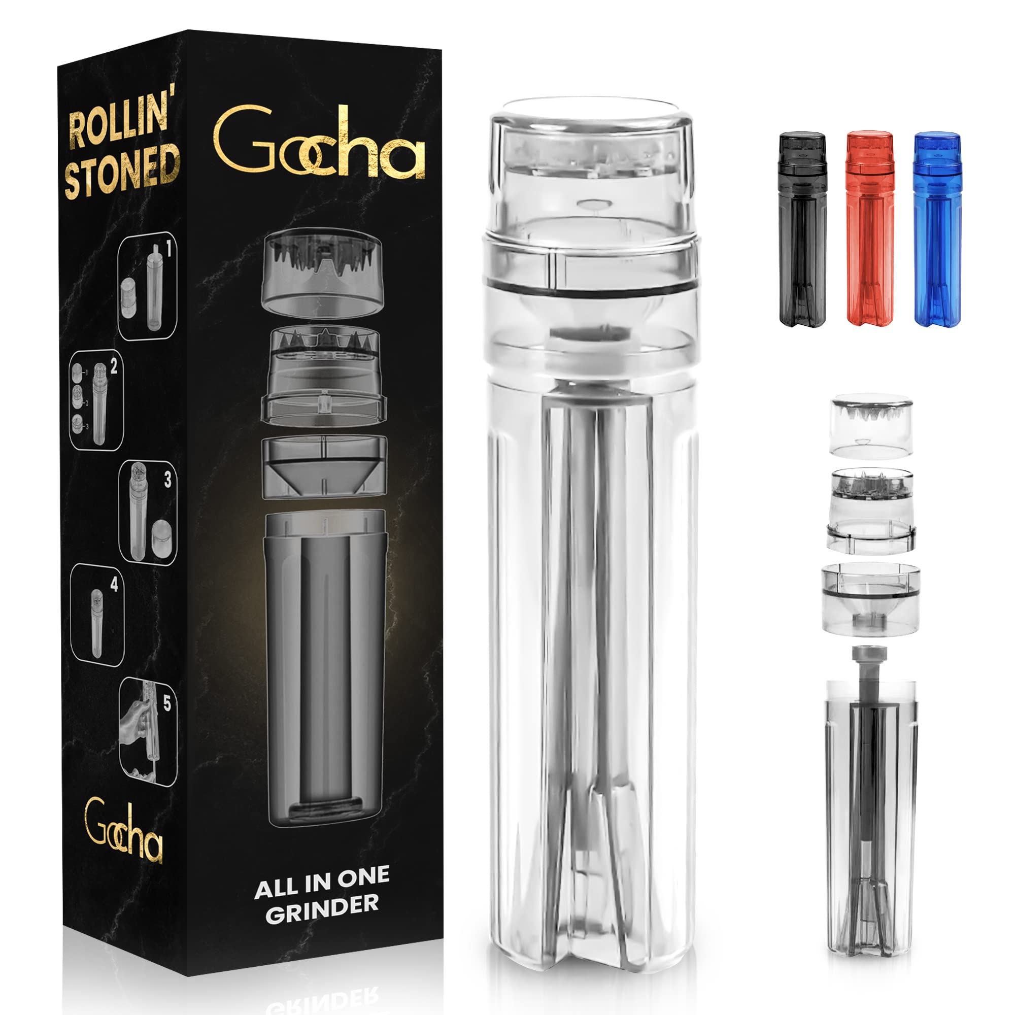 Amazon.com: GOCHA Gadgets | Cone Loader and Grinder | Manual Mini Cone ...