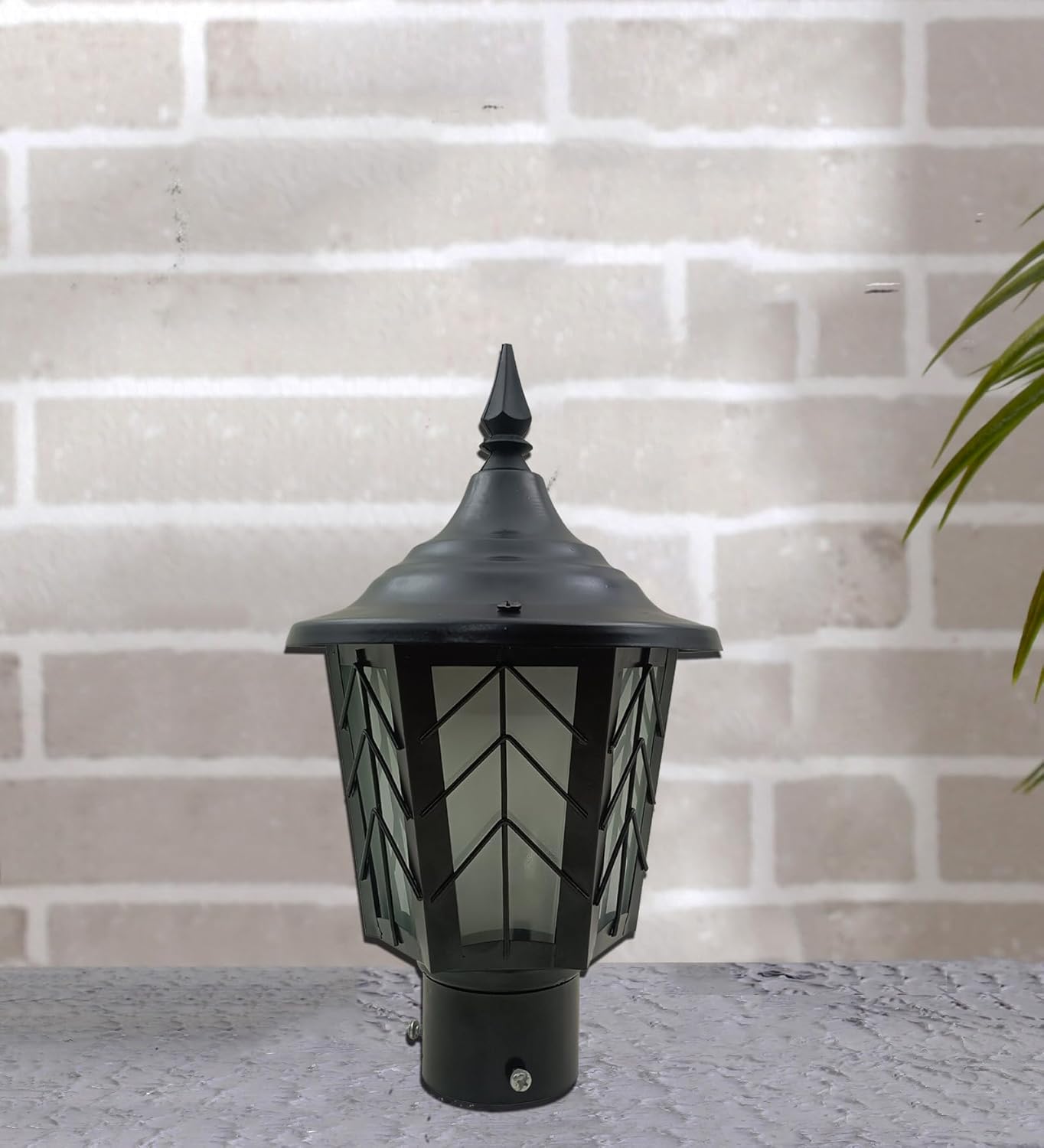 WHITERAY Metal Black Gate Light For Home Gate/Gate Lamp/Gate Lamps For ...