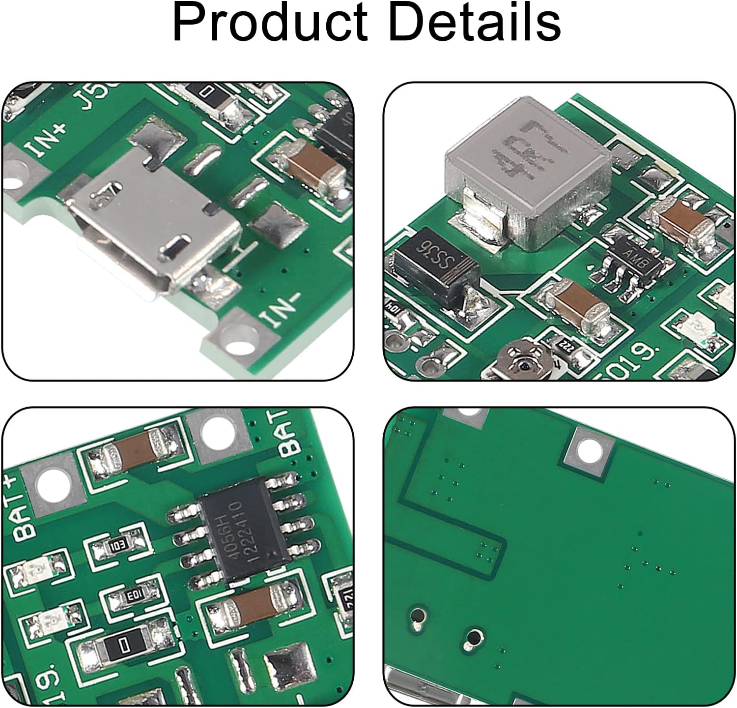 Buy ALMOCN 12pcs 18650 18650 Lithium Li-ion Battery Charger Module 2A ...