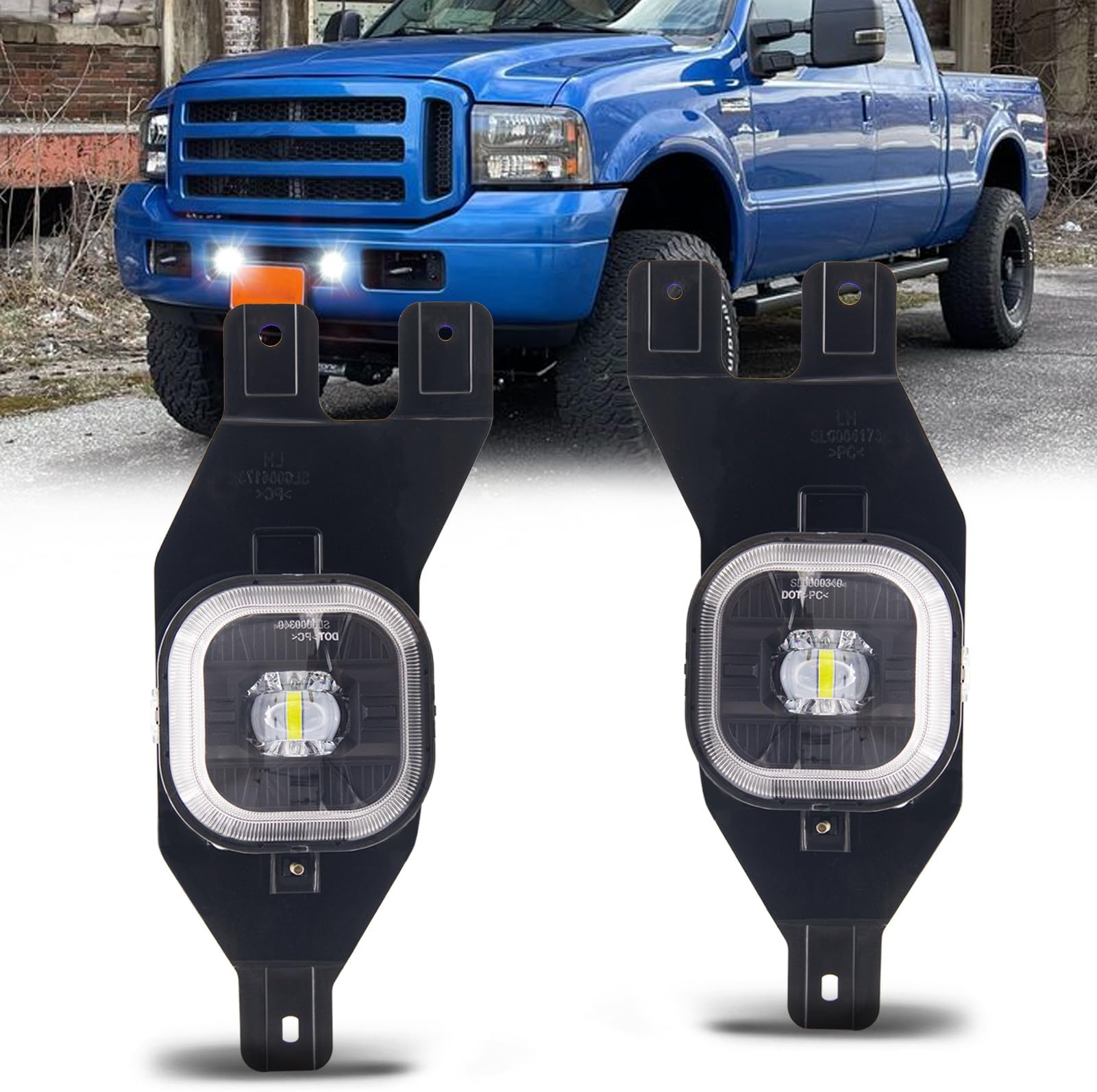 Amazon.com: RAPOOSANS LED Driving Fog Lights Lamps Assembly Kit for ...