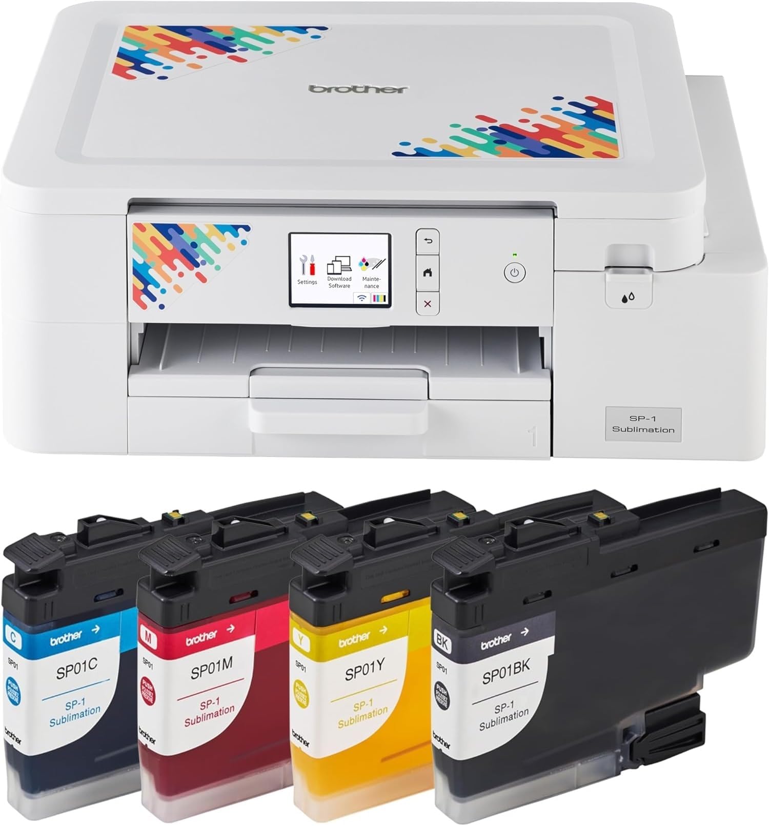 Amazon.com: Brother Sublimation Printer, 4-Color Sublimation Ink ...