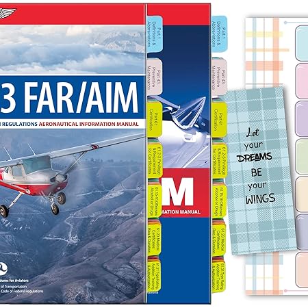 Amazon.com : Tabs for FAR/AIM 2023/2022 and FAA for Instrument Flight ...
