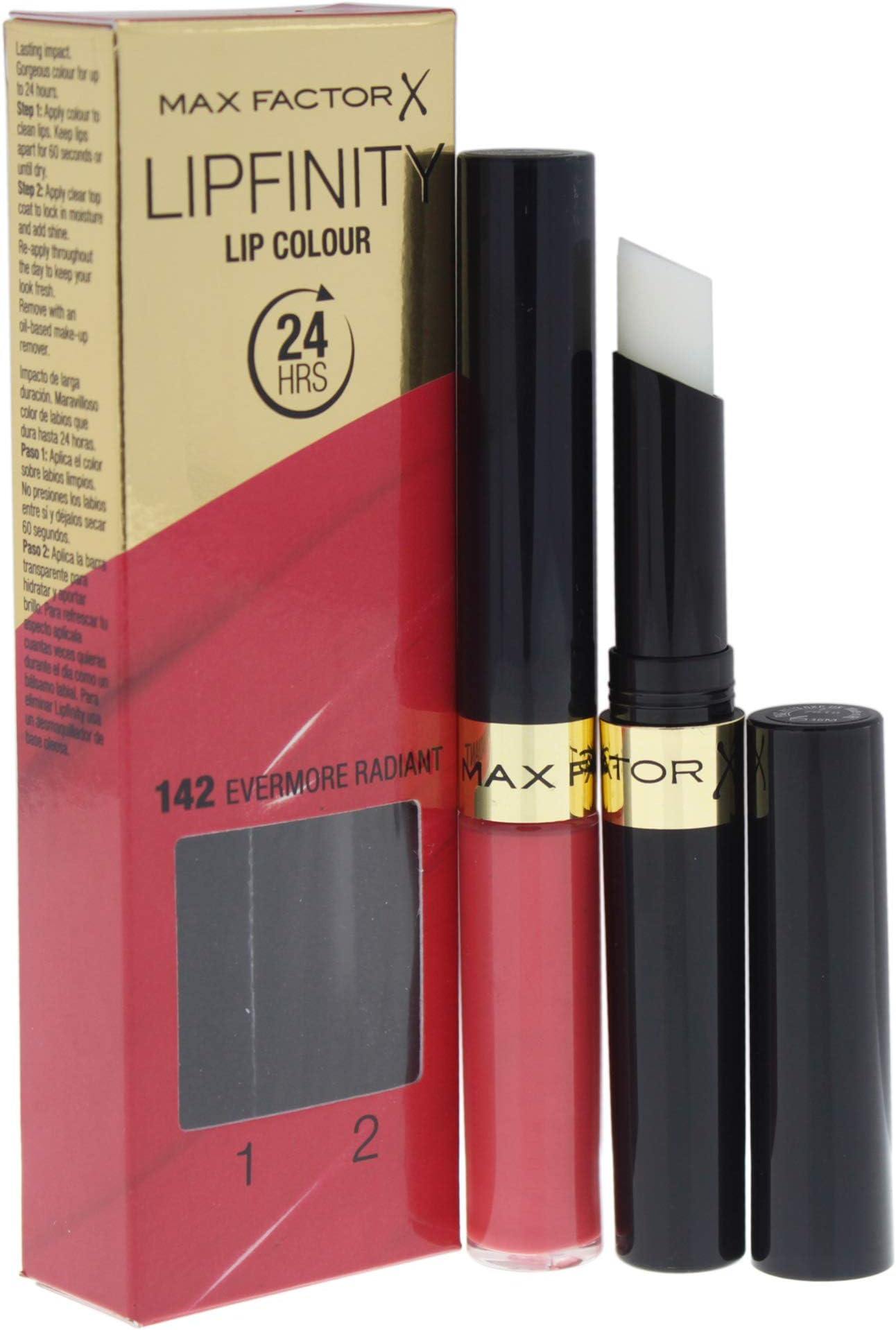 Amazon.com : Max Factor Lipfinity 2Step, Passionate : Lip Glosses ...
