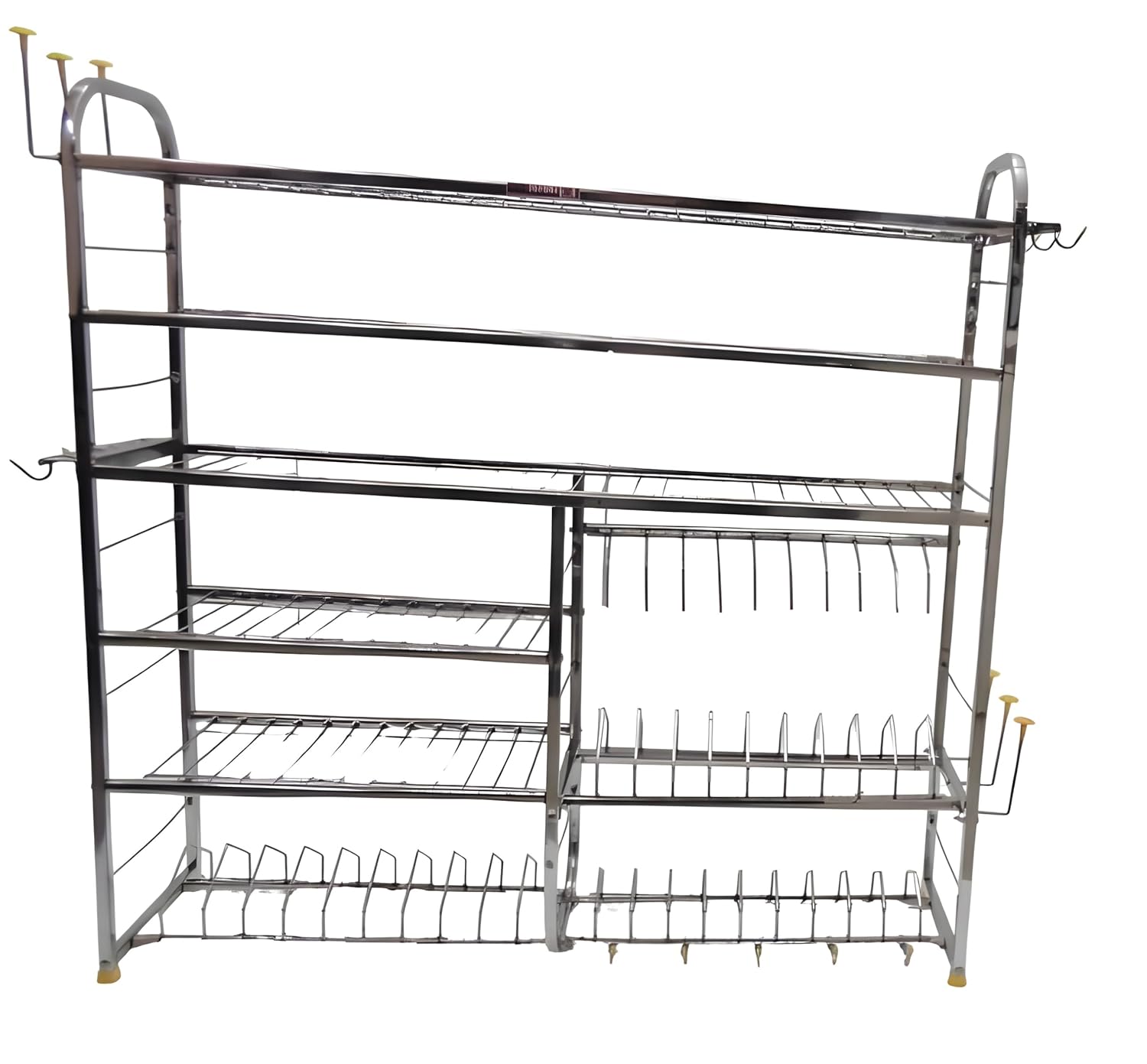 SUPRAS Heavy Stainless Steel 6 Shelf Wall Mount Kitchen Racks Dish Rack ...