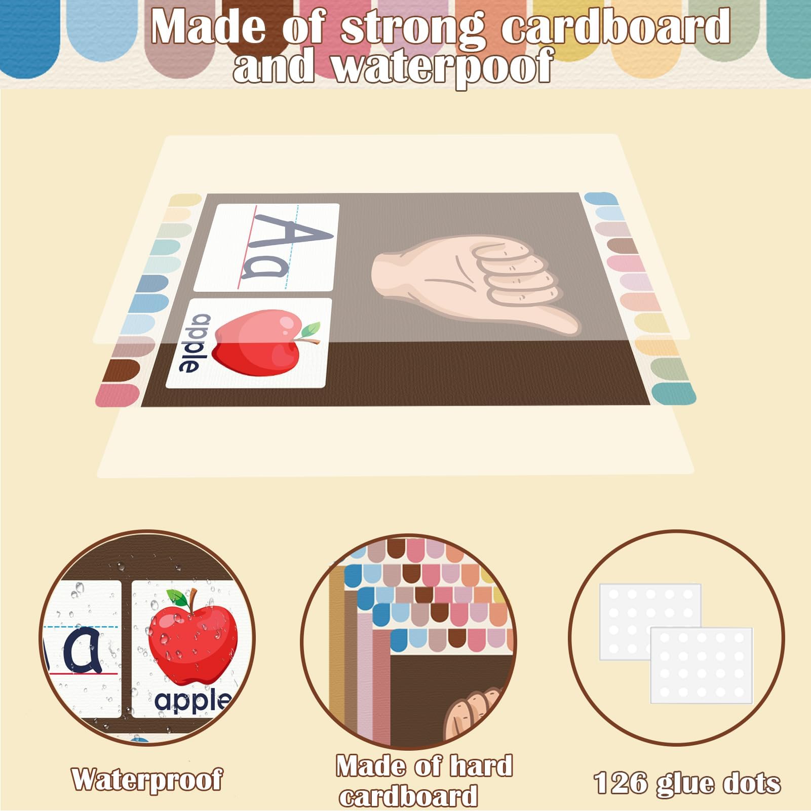 Snapklik.com : Bohemia 37 Childrens Sign Language Poster Alphabet Set