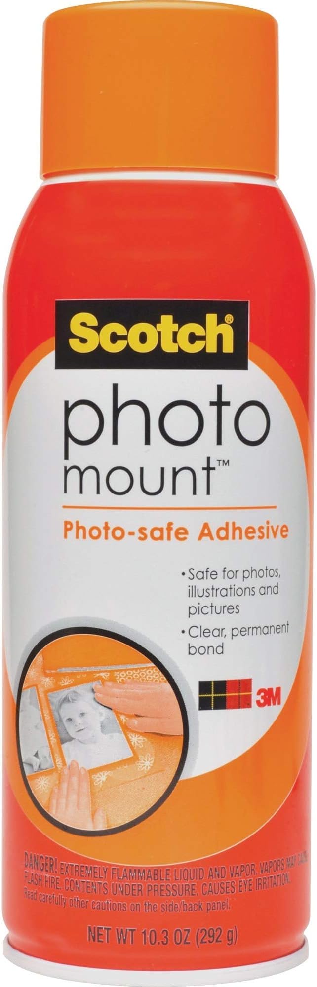 Amazon.com: Scotch Photo Mount Adhesive, Safe for Color Photos ...