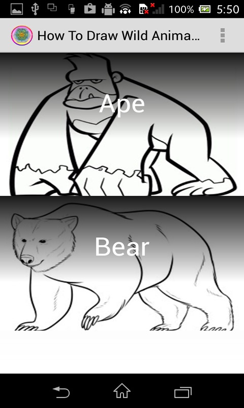 How To Draw Wild Animals - App on Amazon Appstore