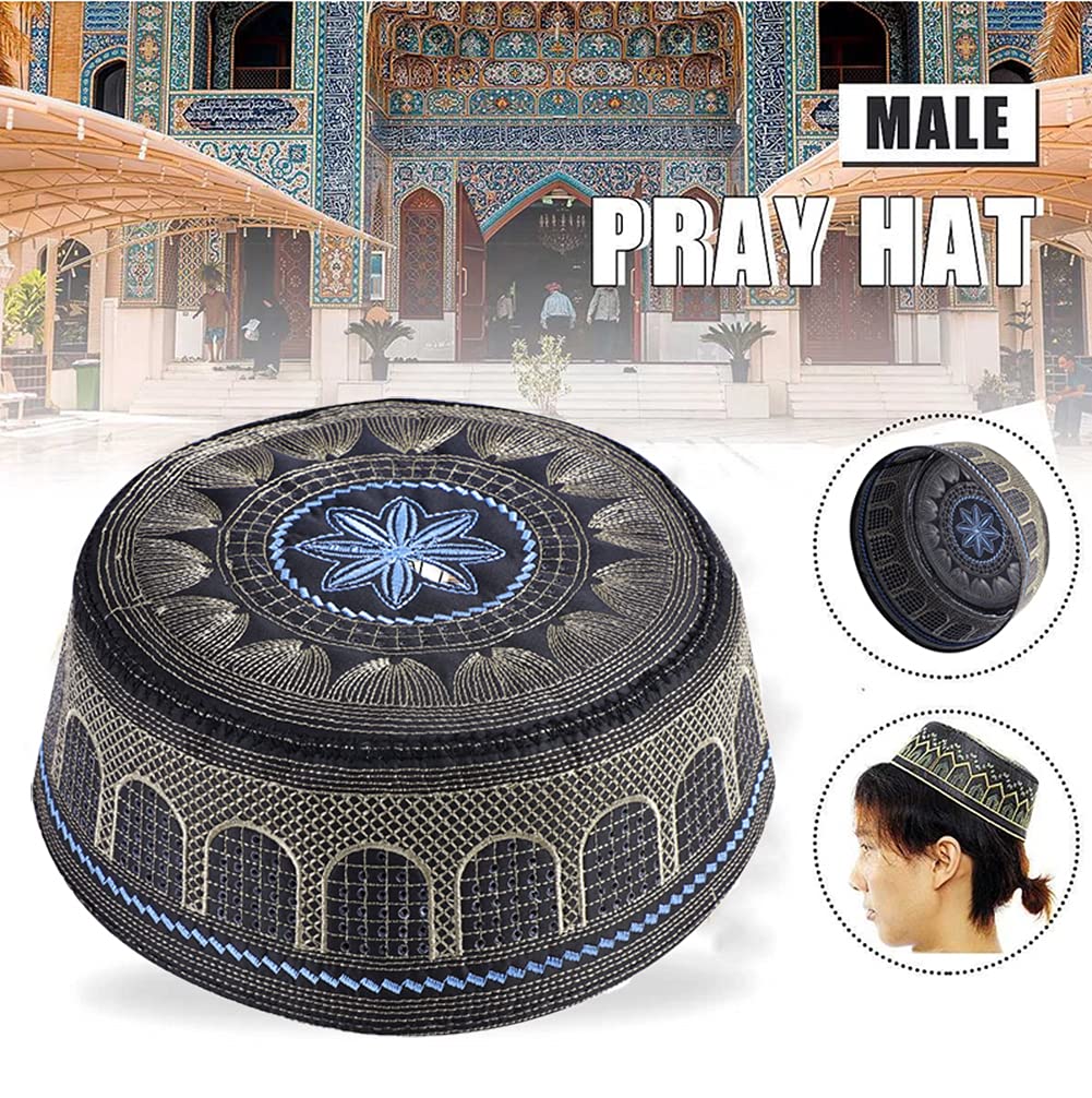 Muslim Prayer Hat for Men, Islam Prayer Cap Turkish Prayer Hat Cap ...