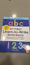 Amazon.com: My First Learn-to-Write Workbook: Practice for Kids with ...