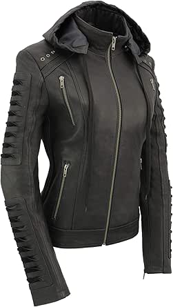 Amazon.com: Milwaukee Leather Chaquetas de moda casual de cuero premium ...