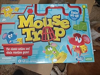 Amazon.com: Hasbro Gaming Mouse Trap Kids Board Game, Family Board ...