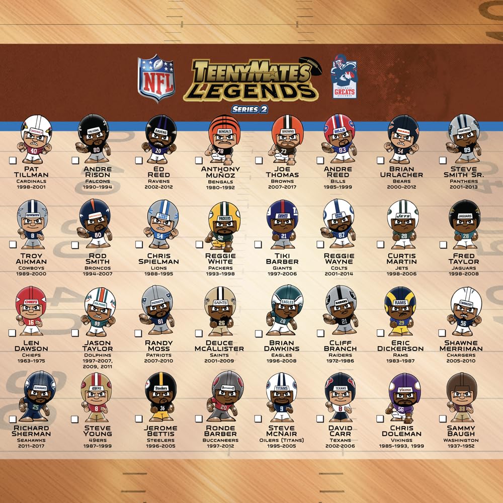 Snapklik.com : TeenyMates Party Animal Legends 2023 NFL Series 2 ...