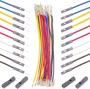 Amazon.com: Kidisoii Dupont 2.54mm Wire Male to Female Connector and 22AWG Pre-Crimped Cable ...