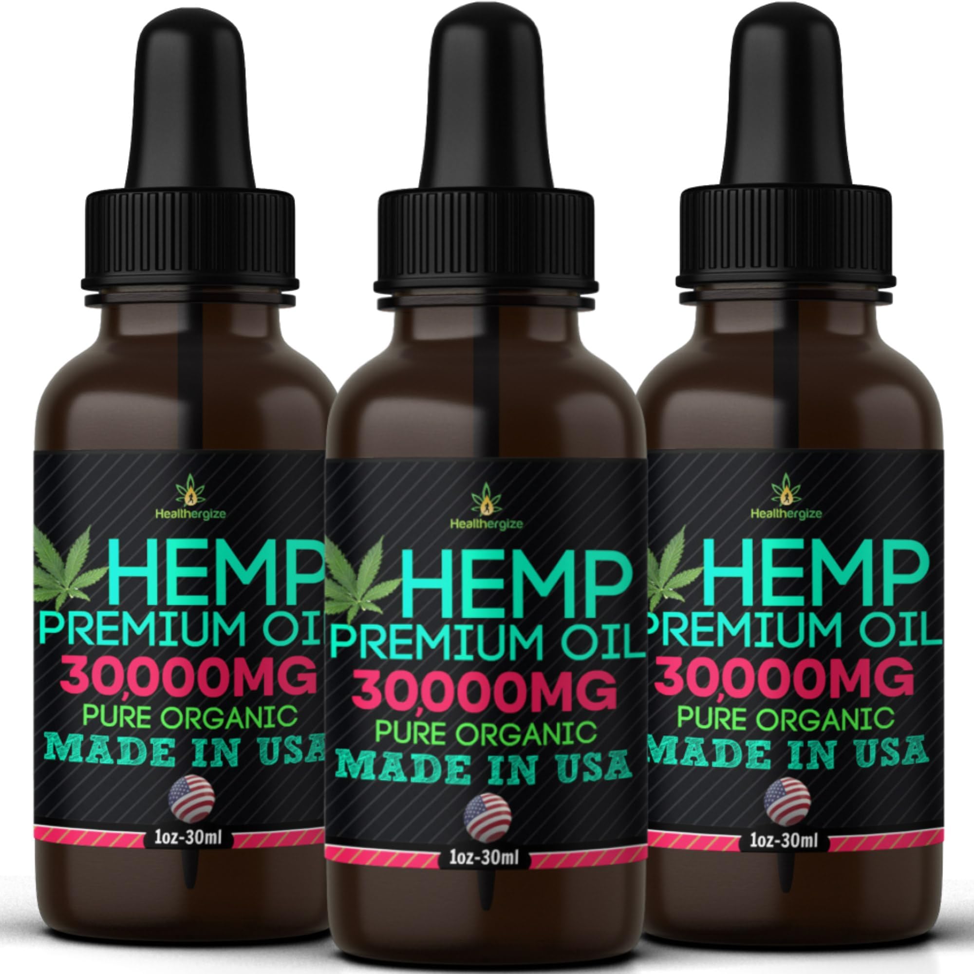 Amazon.com: Hemp Seed Oil Drops 500,000 - Natural Omega 3, 6, 9 Source ...