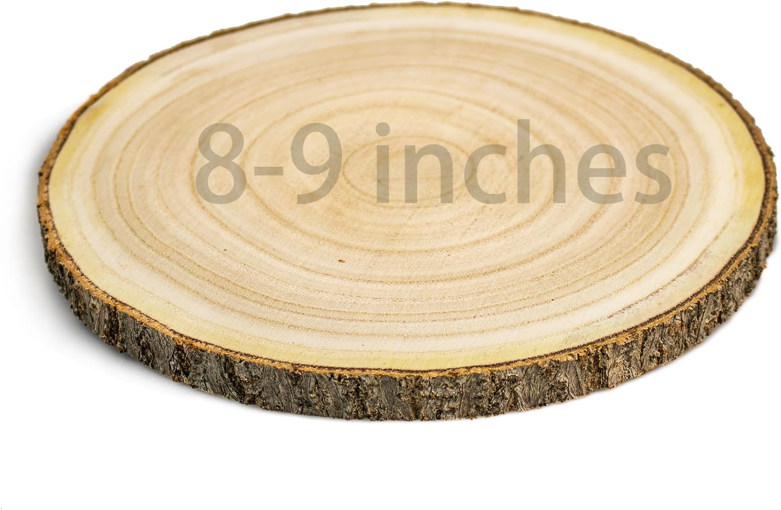 Amazon.com: MUKLEI 6 Pack 8-9 Inch Wood Slices, Unfinished Natural Wood ...