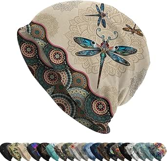 Amazon.com: Dragonfly & Mandala Sun Hat,Premium Retro Boho Style ...