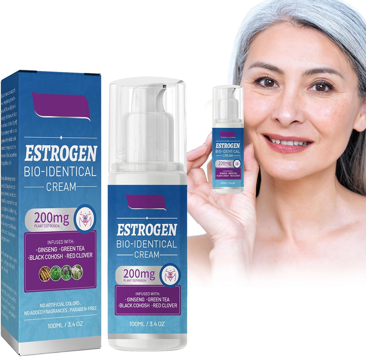 Relieving Menopause Cream,Cream for Relieving Menopause,Enhances Estro ...