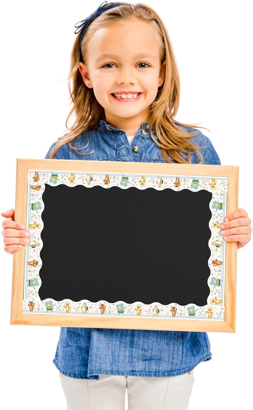 Vamotto Cartoon Animal Bulletin Board Borders, 20M Cute Classroom ...