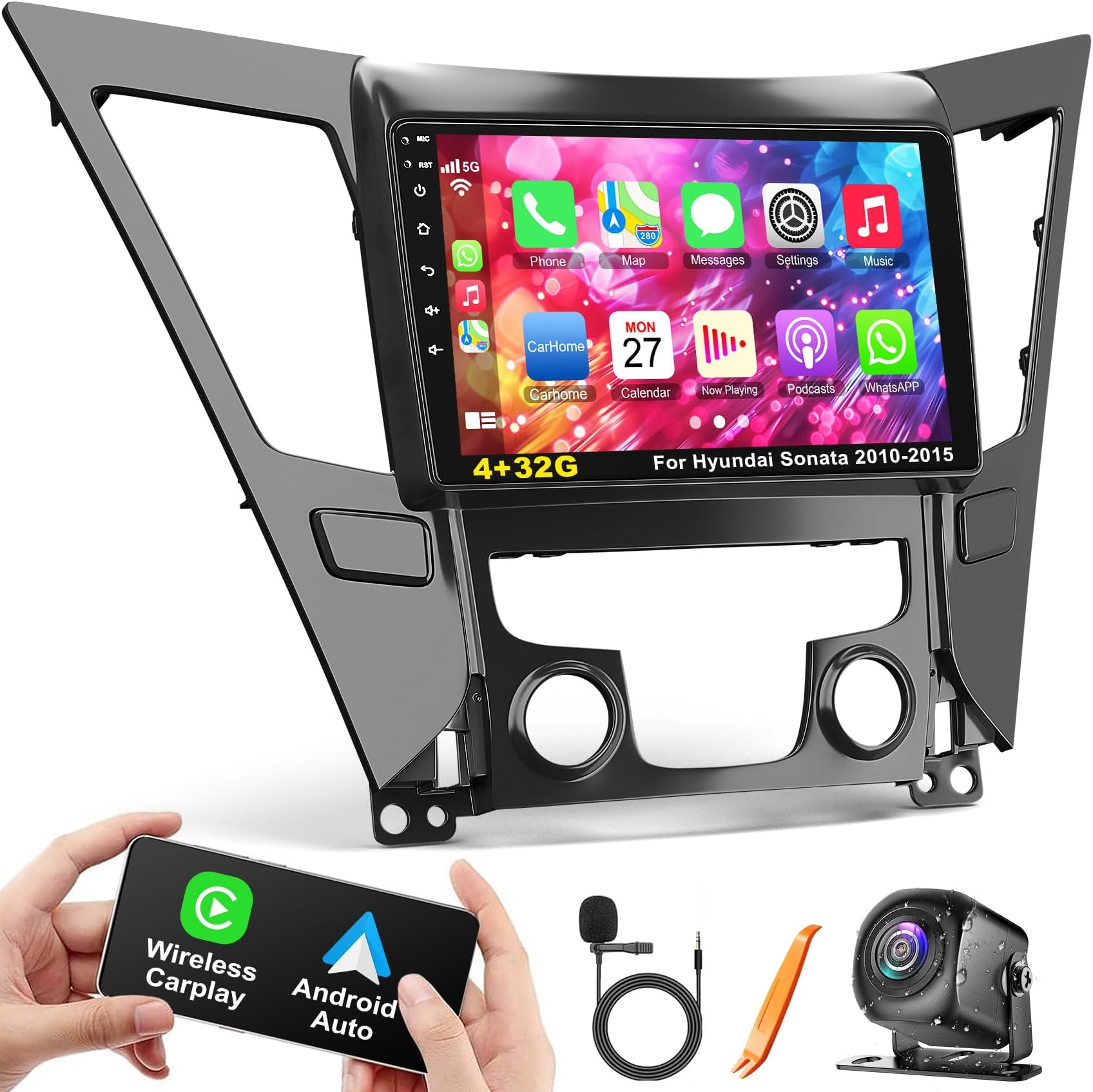 Amazon.com: EKAT [2G+64G] Car Radio for Mazda 3 2014-2019, Android 13 ...