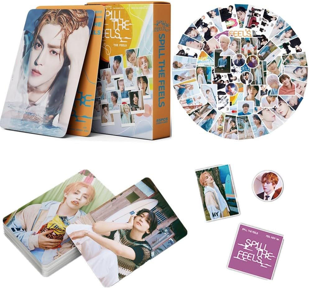 Amazon.com: 55 PCS Lomo Cards and 99 PCS Stickers,Photocard Stickers Set