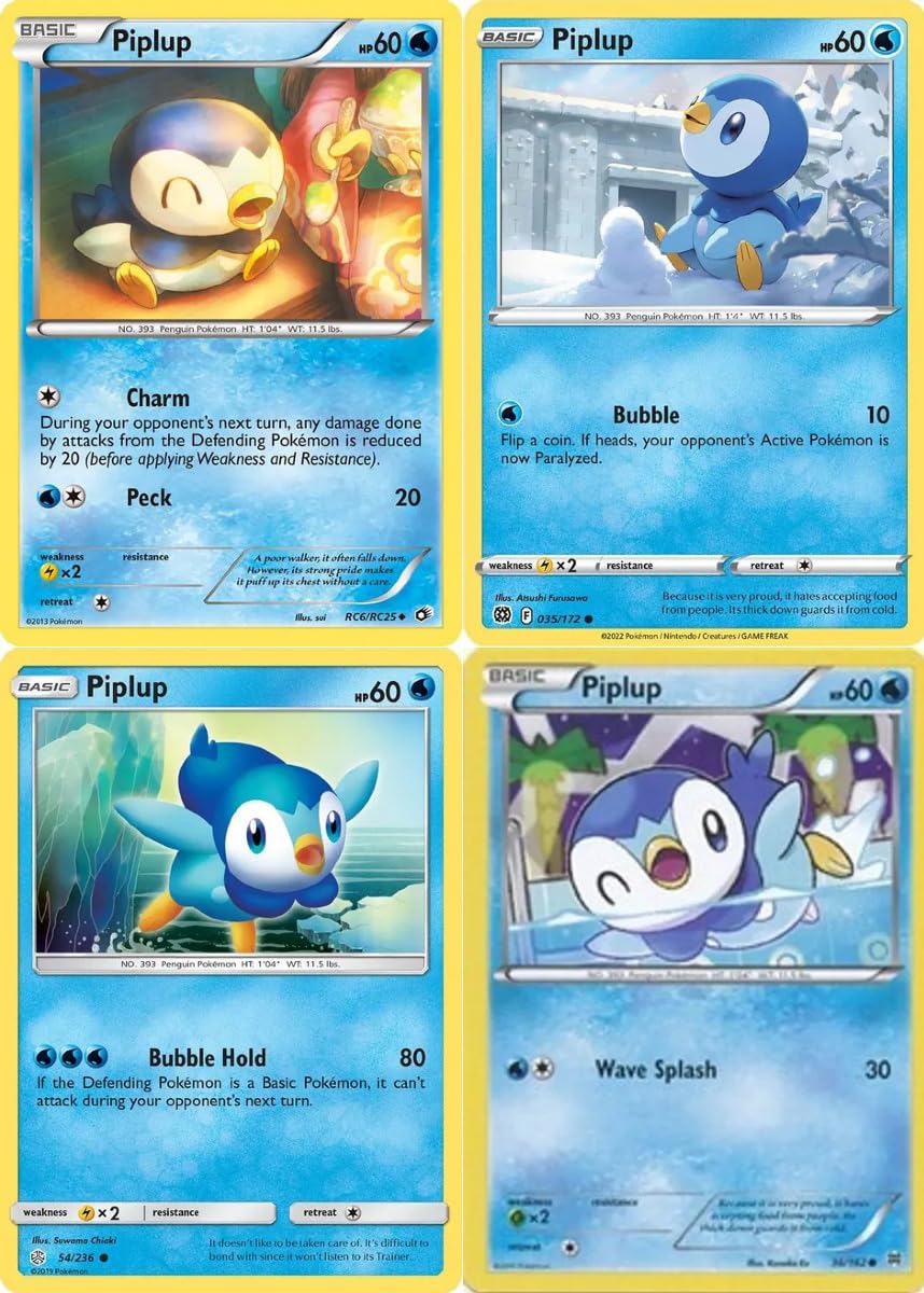 Piplup Evolution Card