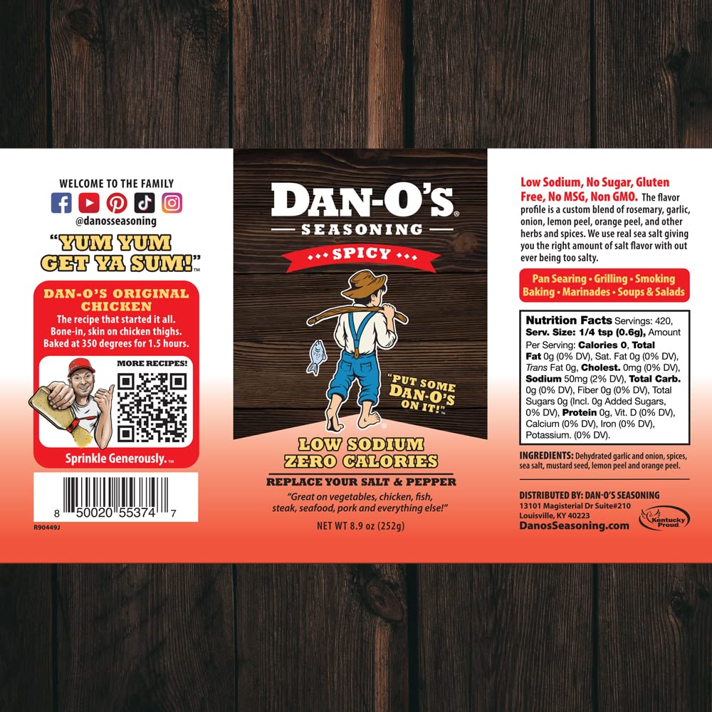 Snapklik.com : Dan-Os Seasoning Spicy Medium Bottle 1 Pack