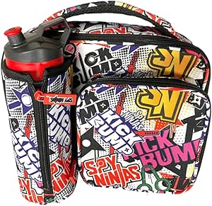 Spy Ninjas Kick Bump Lunchbag (The Drinks Bottle is for Illustration ...