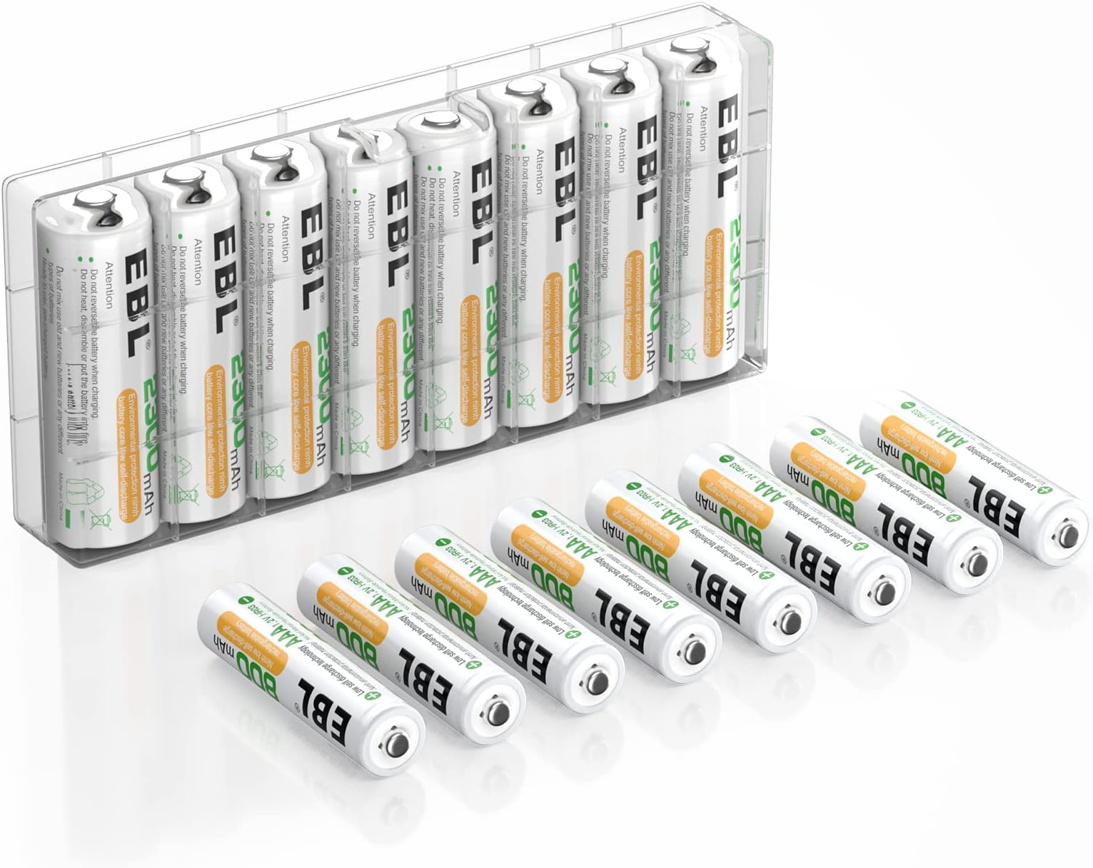 EBL Pilas Recargables AA AAA : Amazon.es: Electrónica