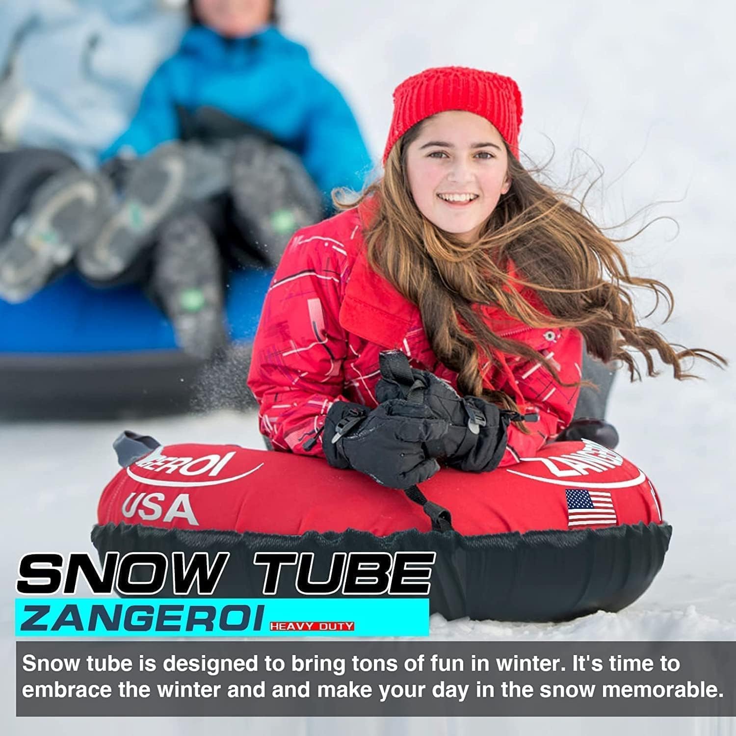 Snapklik.com : Snow Tube Snow Tubes For Sledding Heavy Duty 47 Inch ...