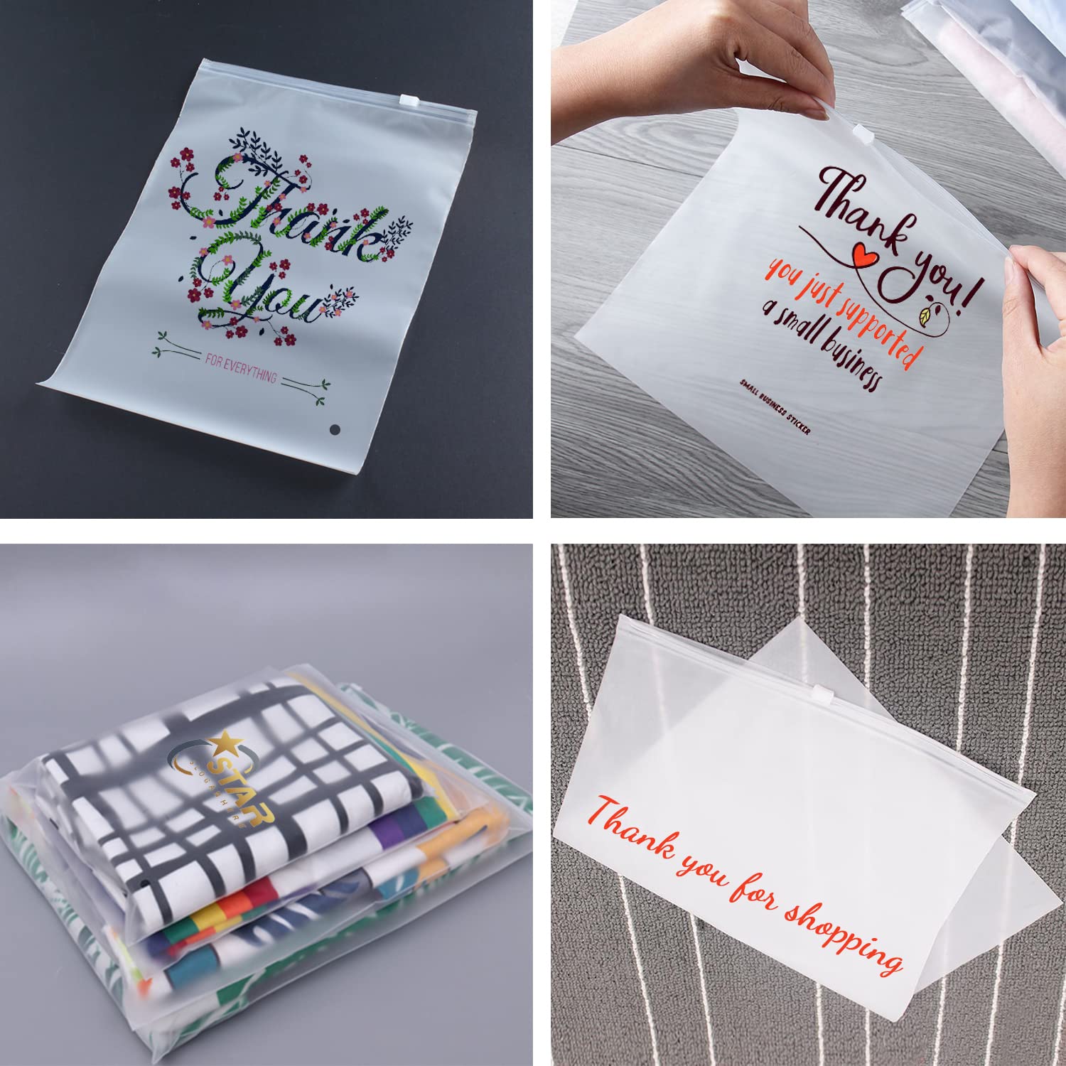 Ziploc Bags With Label Wholesale Custom Logo Transparent Ziplock Bag