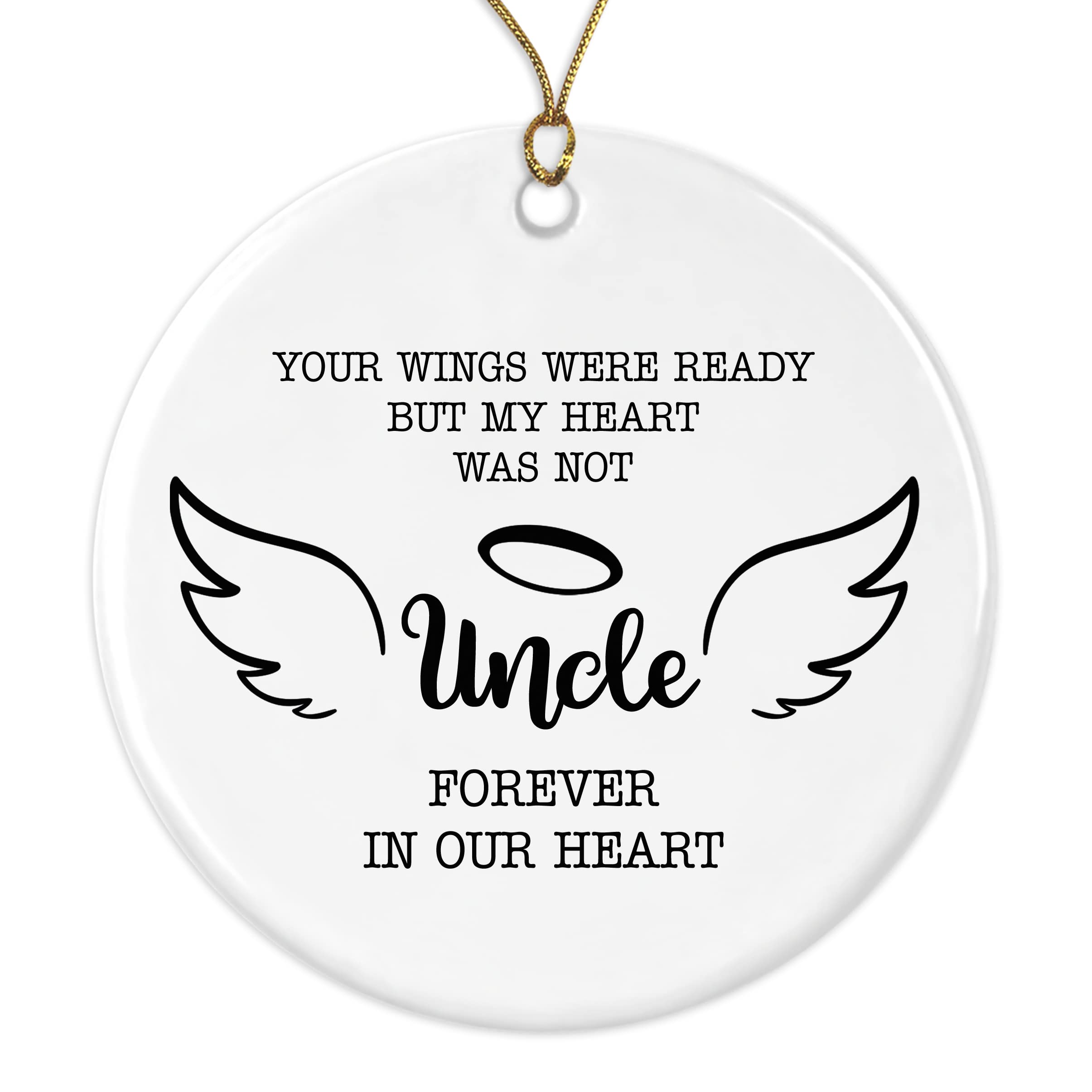 Buy GavinsDesigns Loss of Uncle Remembrance Ornament Christmas Sympathy ...