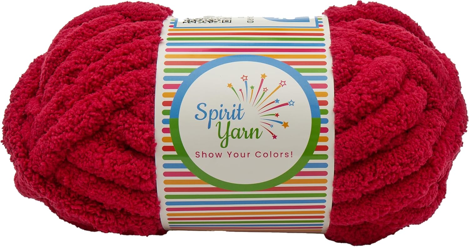 Amazon.com: Spirit Yarn Jumbo/Chunky Number 7 Chenille Yarn .75 in. (2 ...