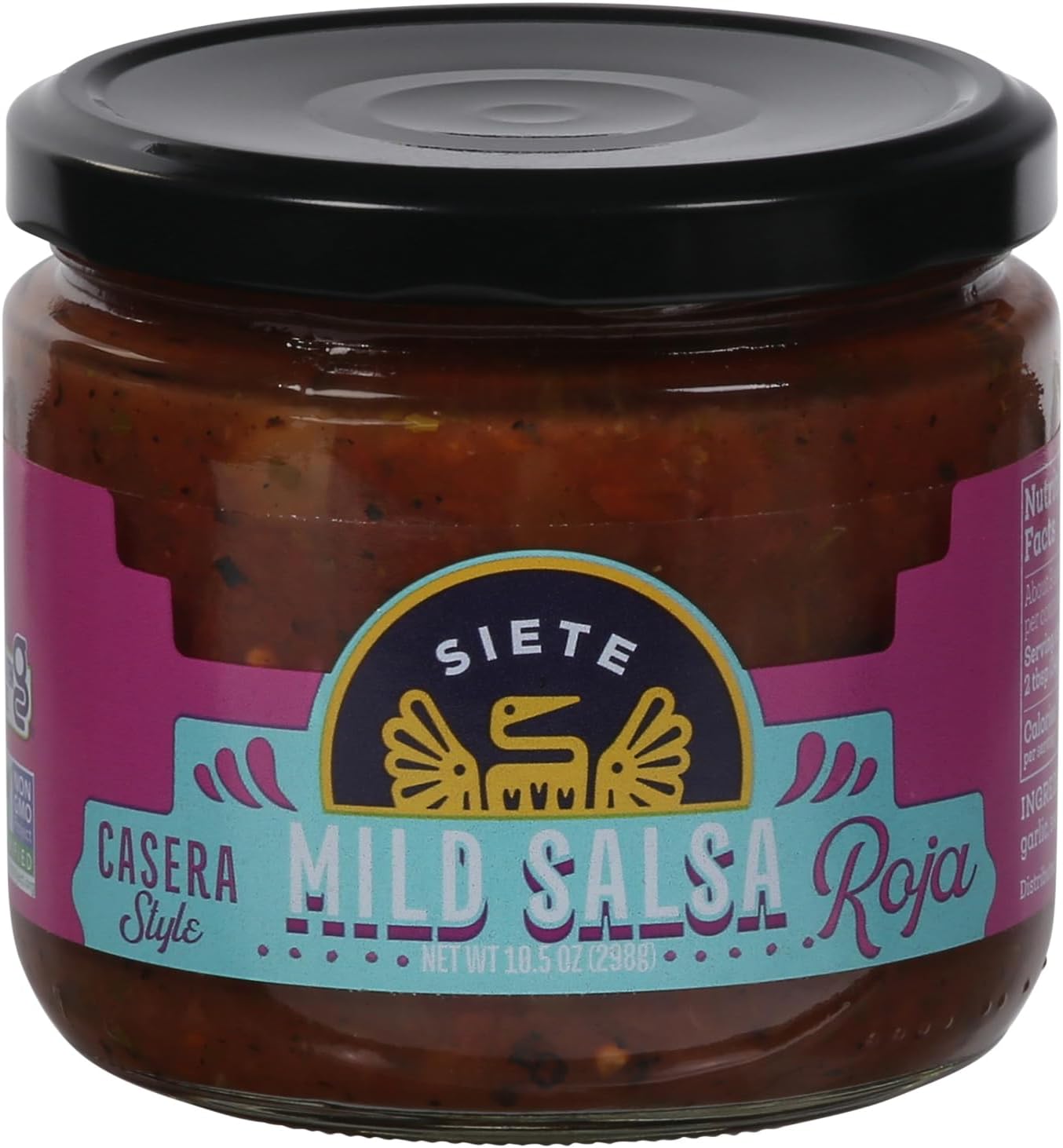 Amazon.com: SIETE FAMILY FOODS Mild Casera Roja Salsa, 10.5 OZ