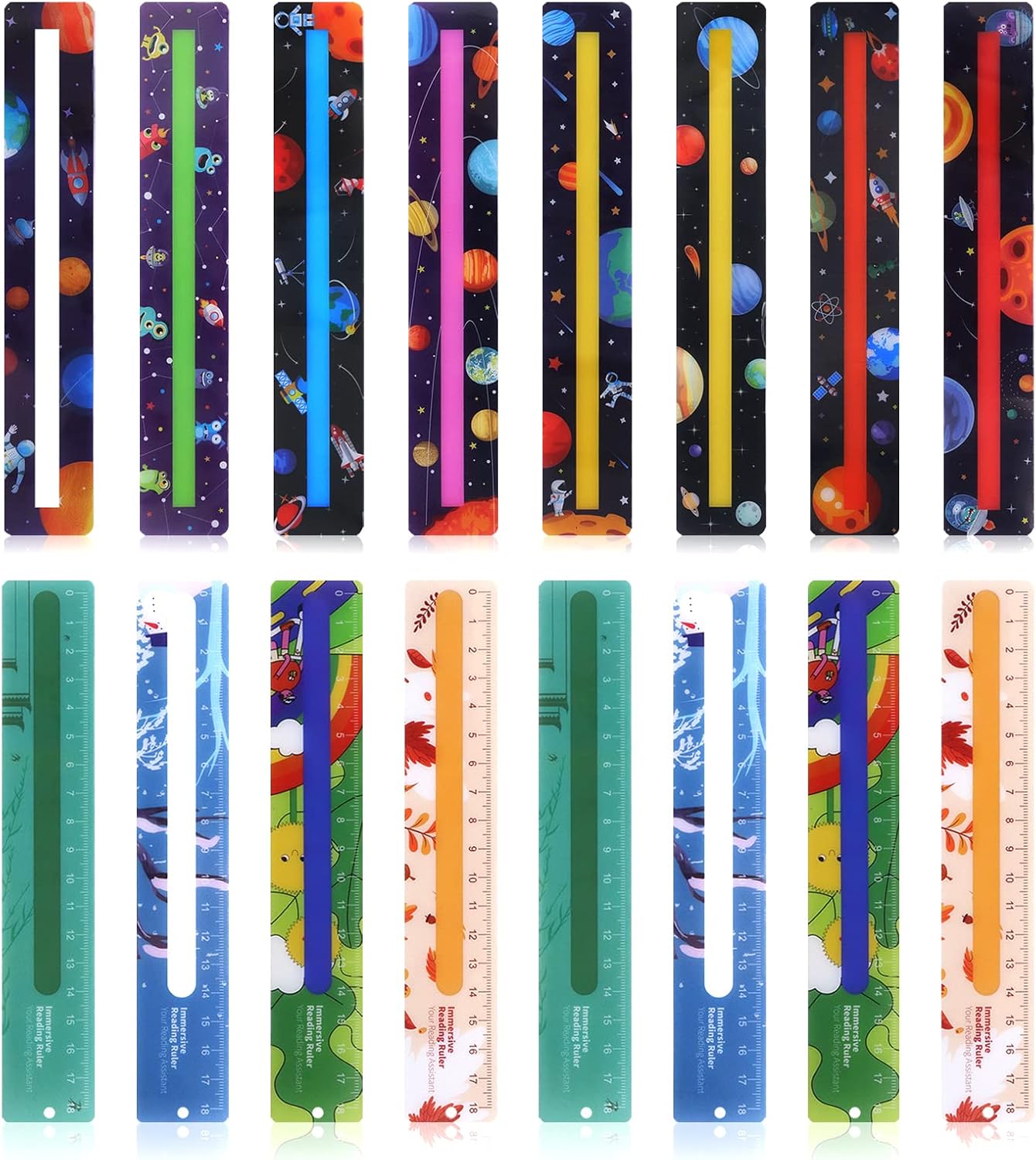 Amazon.com: Guided Reading Strips, Highlight Strips Colored Reading ...