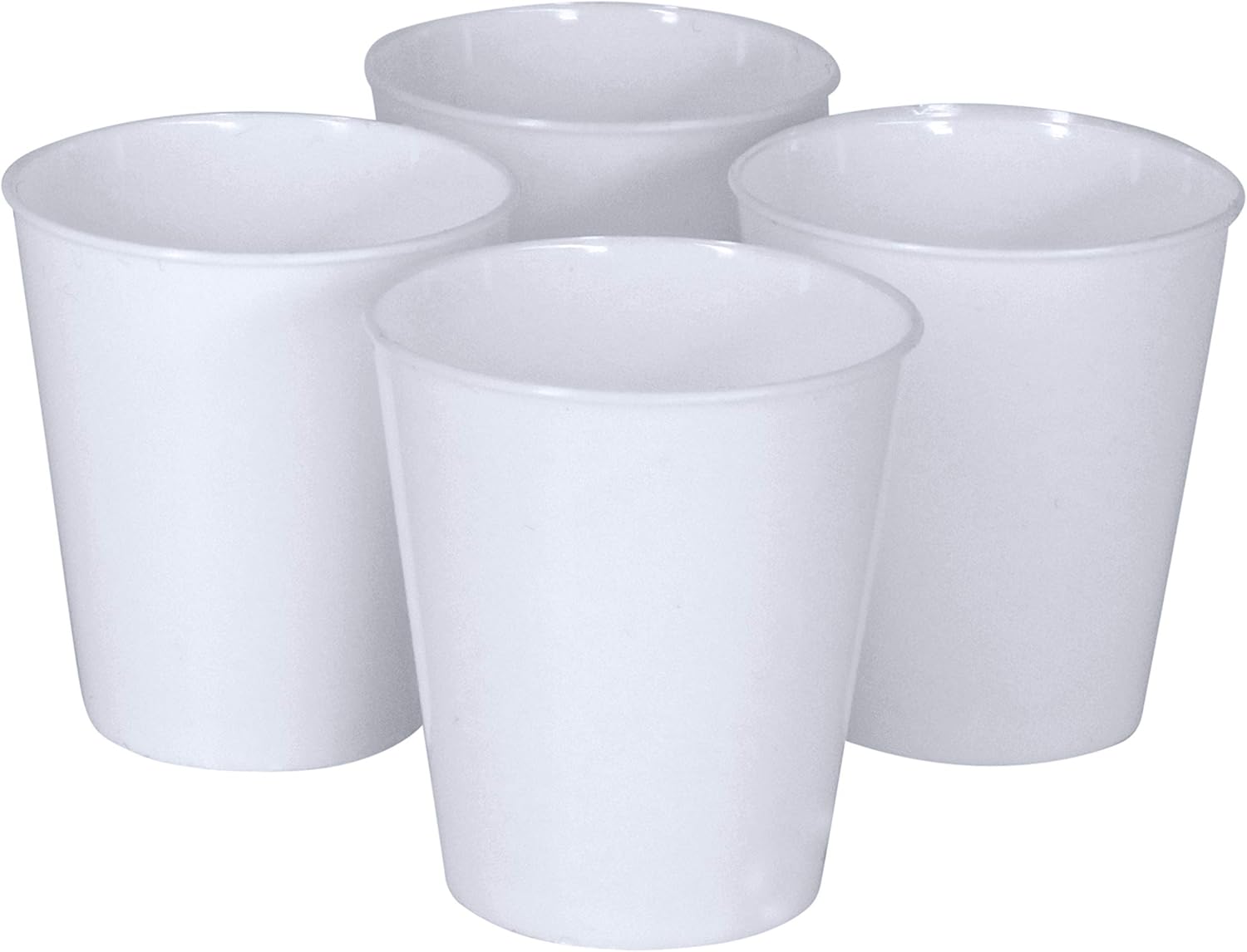 ProductPro Pack of 36 x White Shot Glasses – Biodegradable Material ...