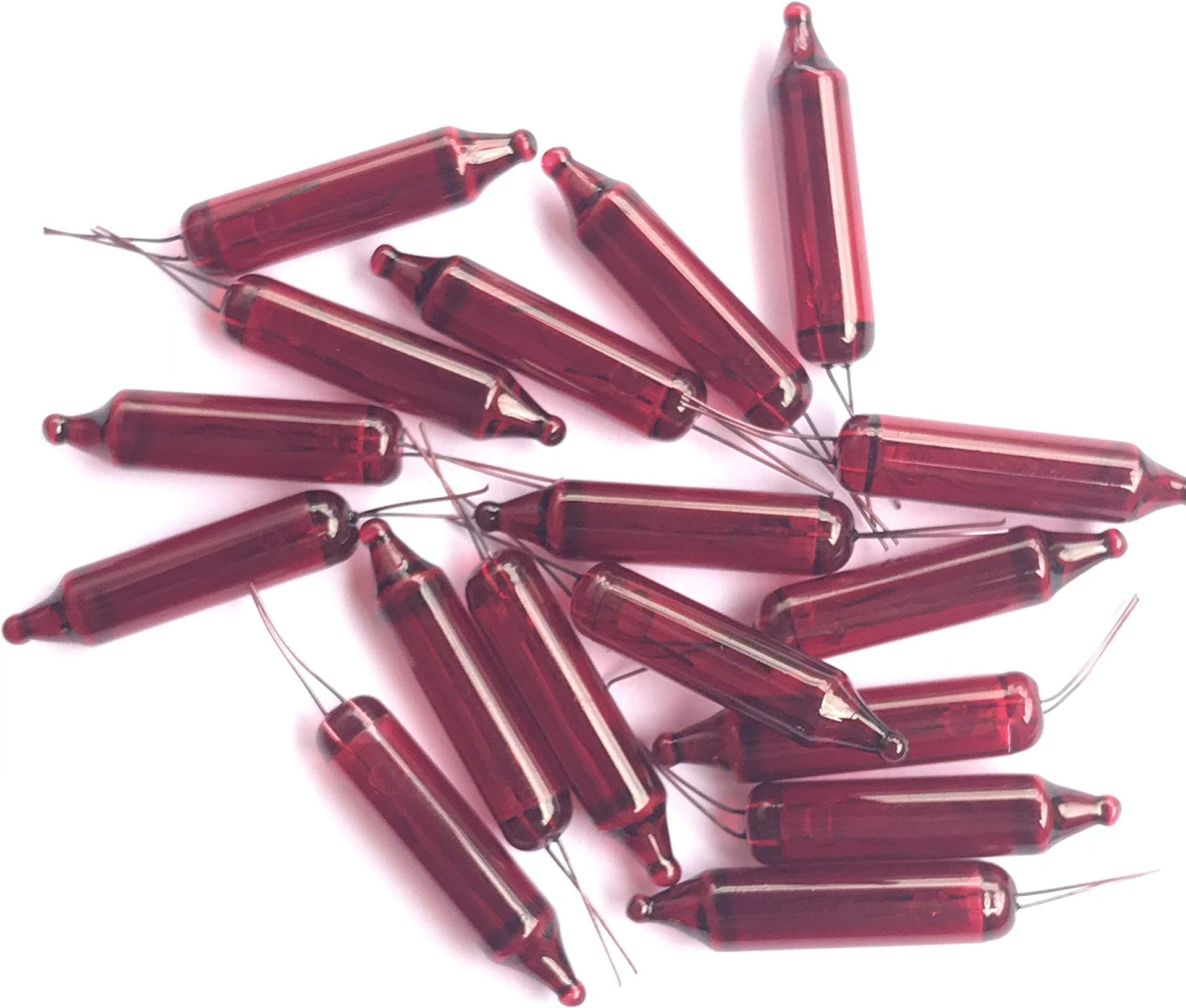 100 Clear Replacement Mini Glass Bulbs - Incandescent 2.5 Volt 0.1amp ...