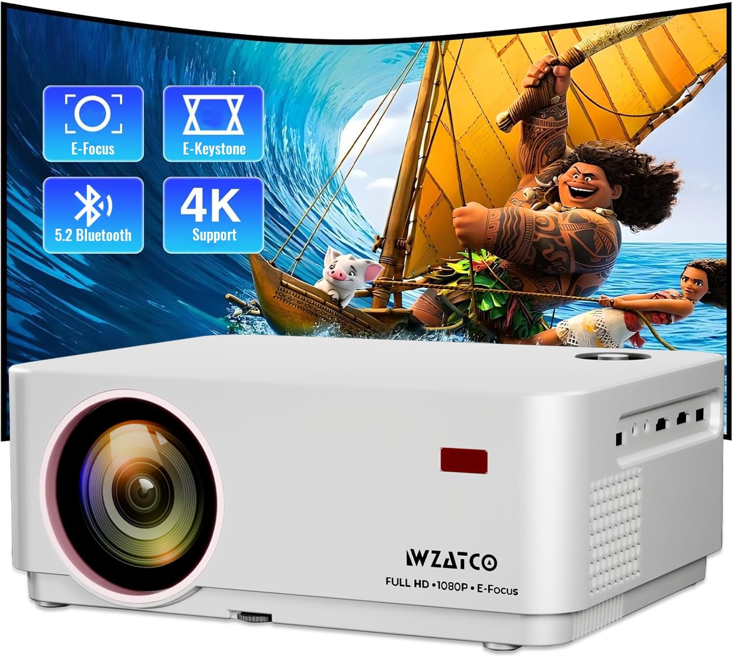 Epson Eh-Tw6250 Smart Laser Video Projector - 4K Pro-Uhd, 2800 Lumens ...