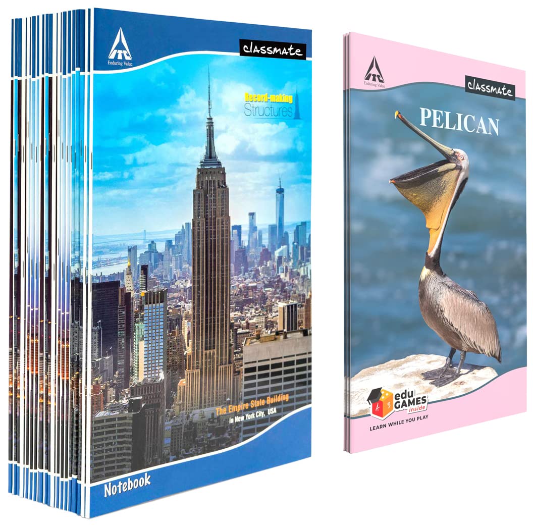 Classmate Long Notebook, Broad Rule & Classmate Long Book - Single Line ...