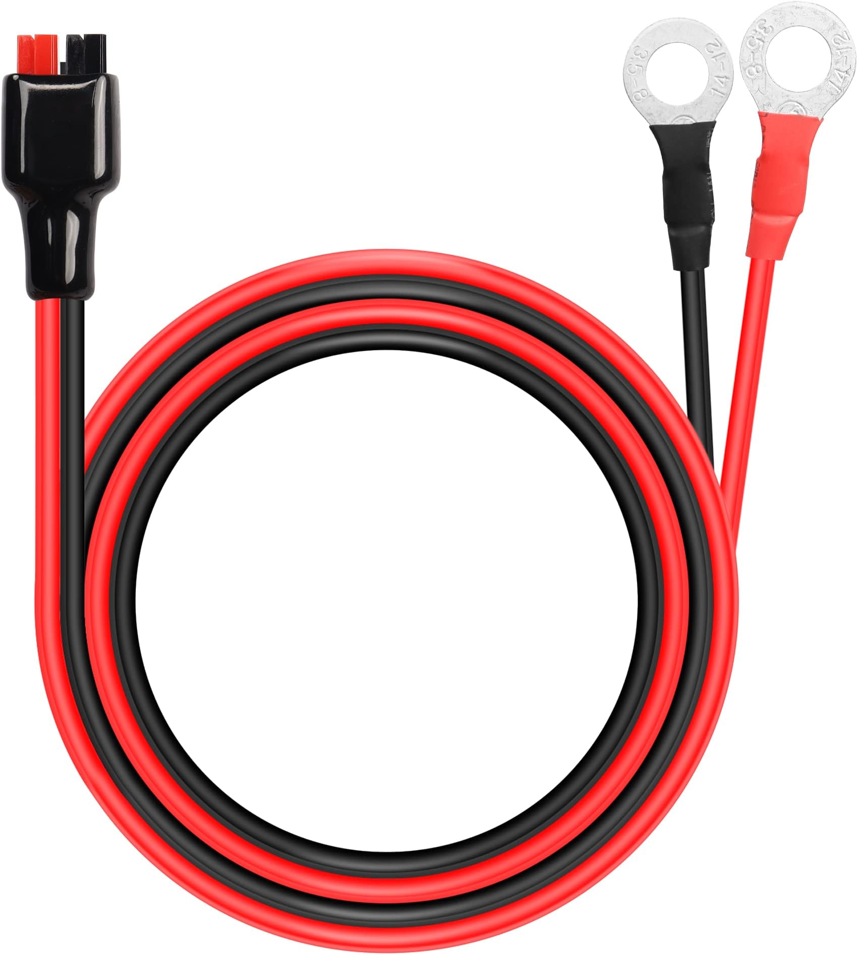 PNGKNYOCN O Ring Terminal to Battery Connector Cable, 12AWG 45A ...