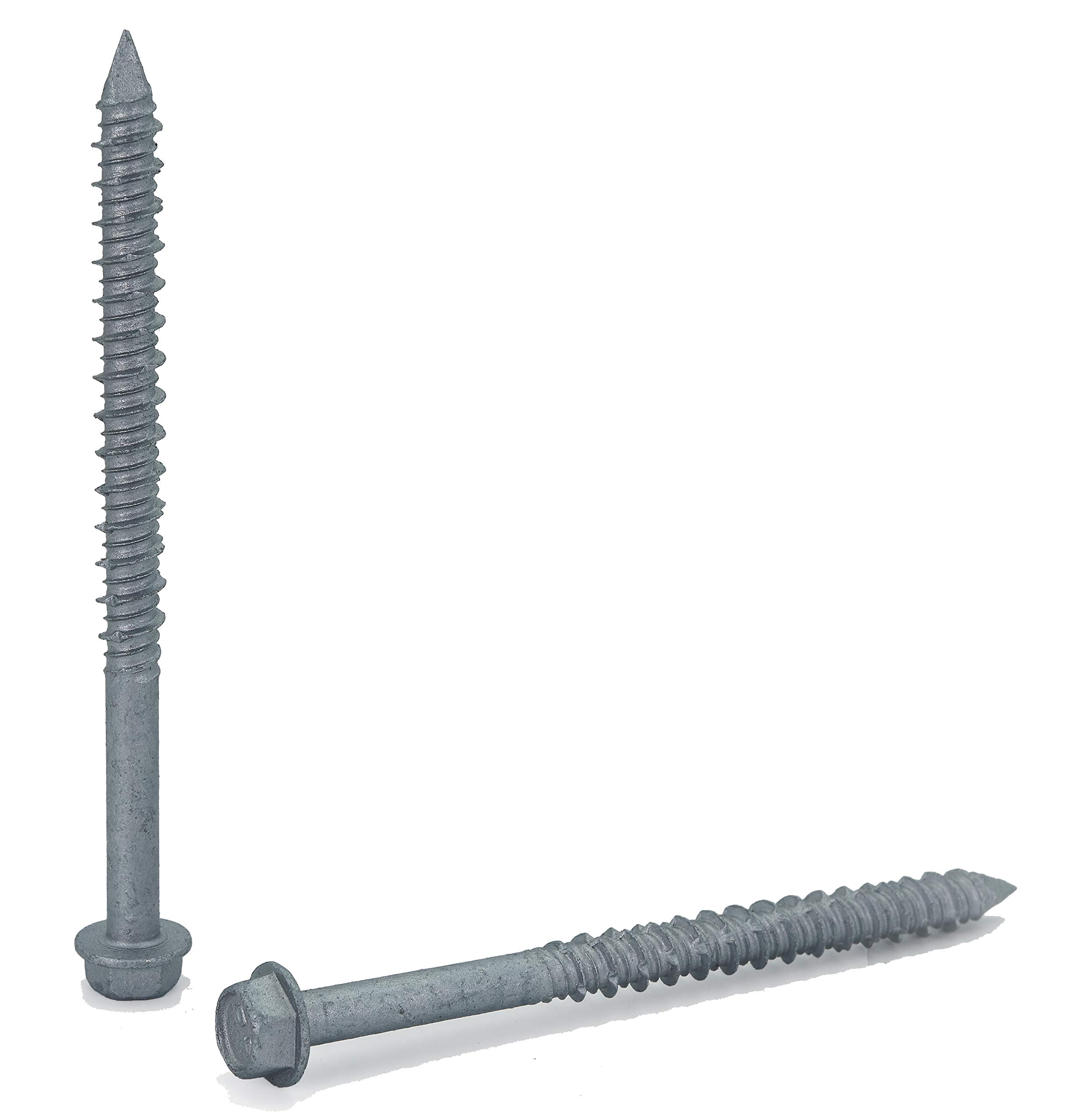 Snapklik.com : CONFAST 1/4" X 3-1/4" Concrete Screws 410 Stainless ...