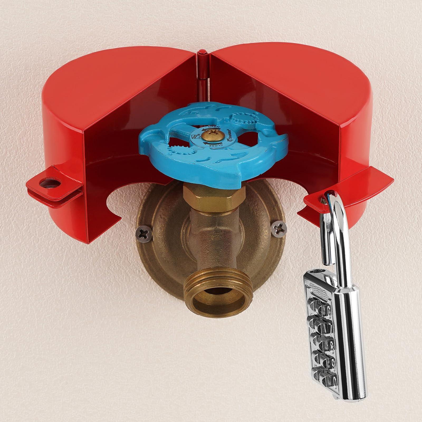 Snapklik.com : TEMEILI Universal Hose Lock - Metal Water Spigot Lock ...