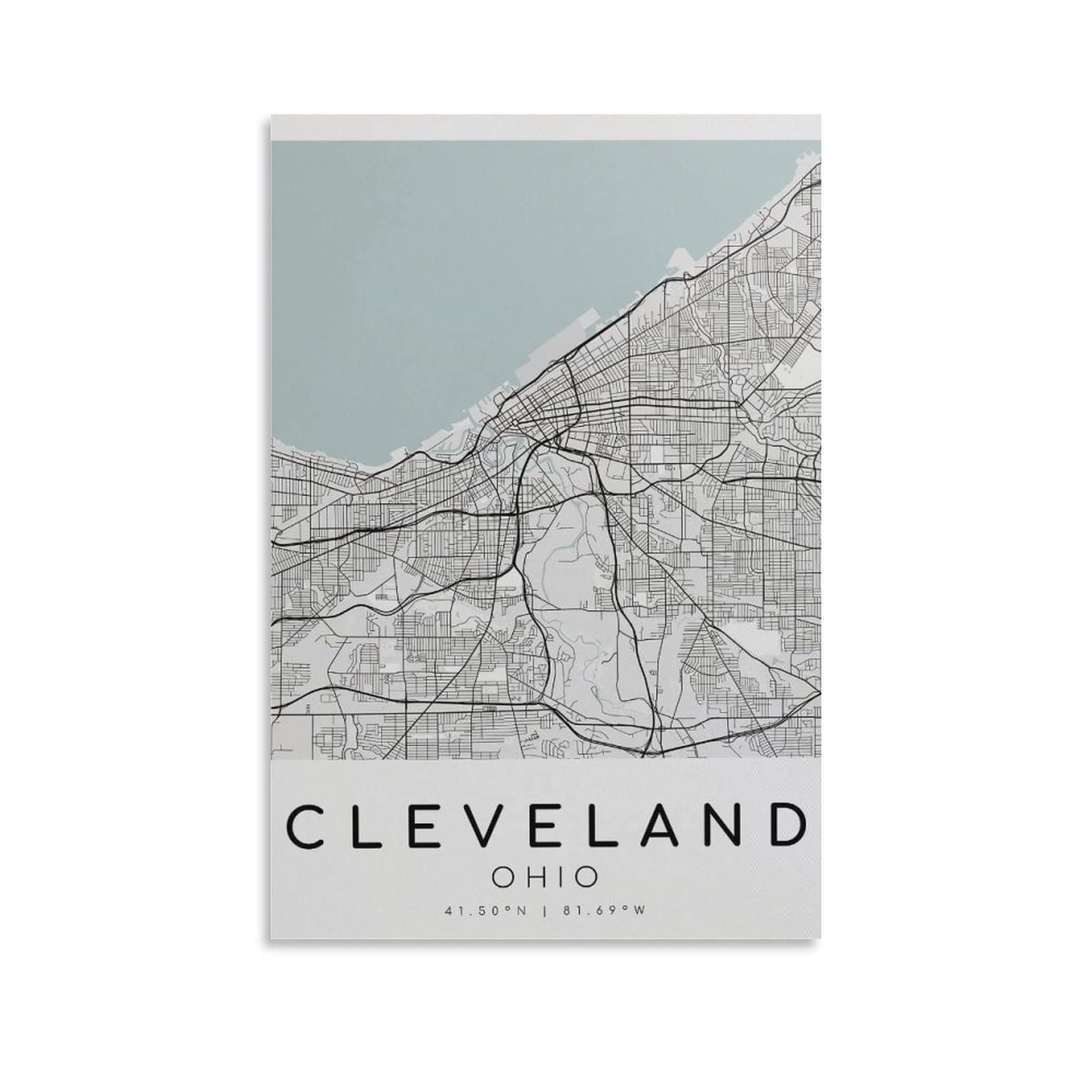 Draw Maps Of Northeast Ohio Cleveland Map Ohio Stock Illustrations